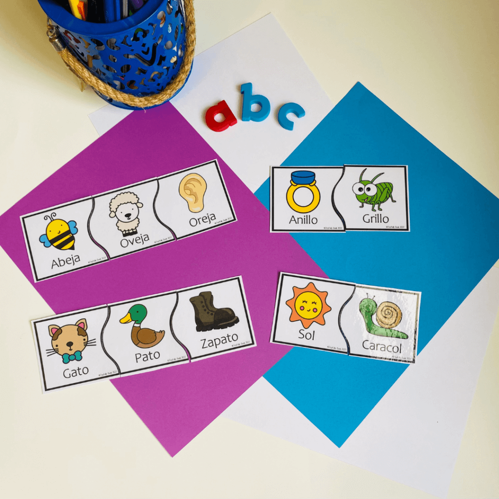 Actividades de rimas en Español